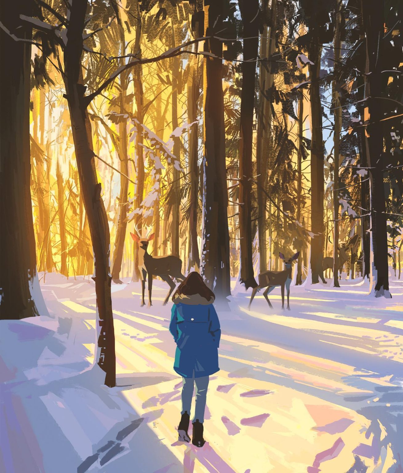 Relaxed and Calming Illustrations by Atey Ghailan, Taking Us Back to A ...