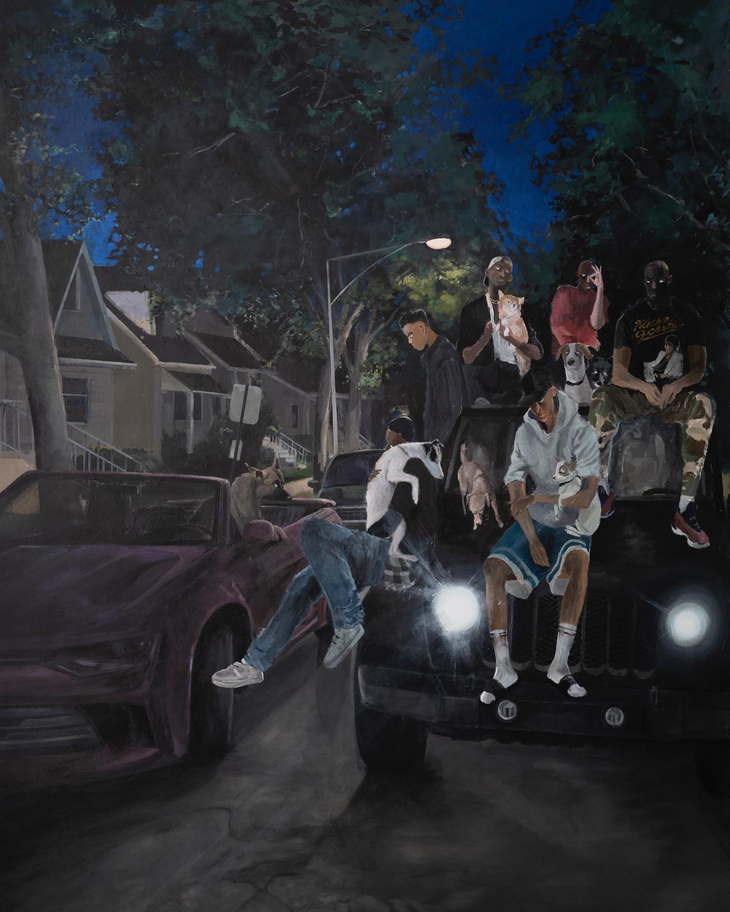 The Tragedy of The Everyday: Tim Sandow’s Cinematic Paintings Depict ...