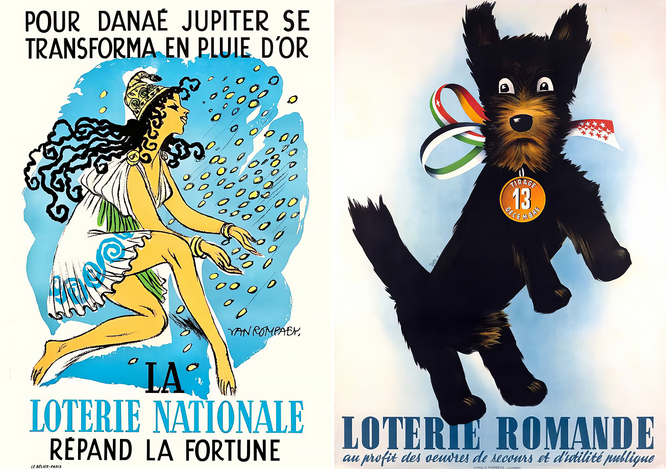 Classic French Lottery Posters From Between the Thirties and ’50s ...