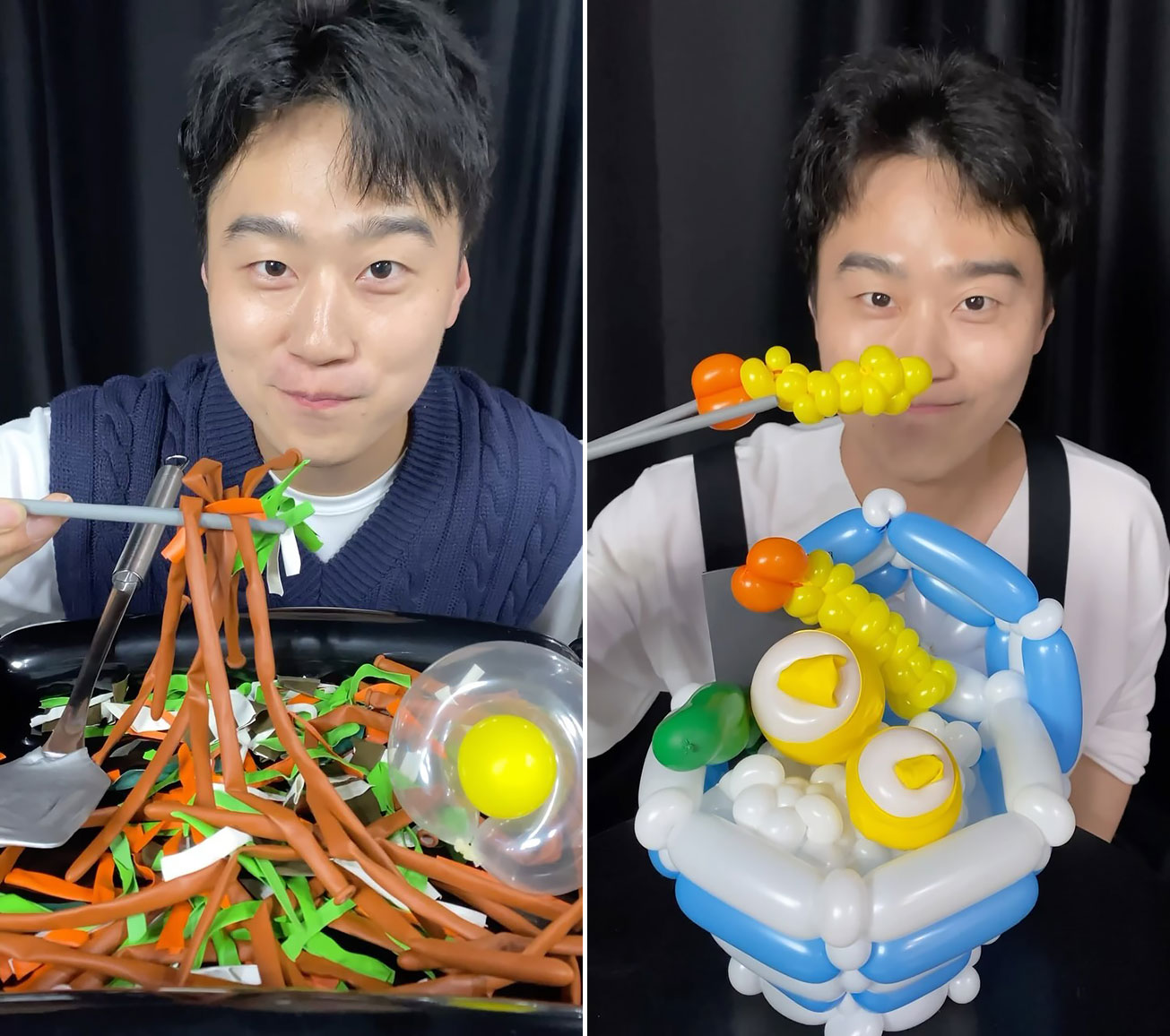 Korean Artist Creates Eye-catching Balloon Food That Appears To Be ...