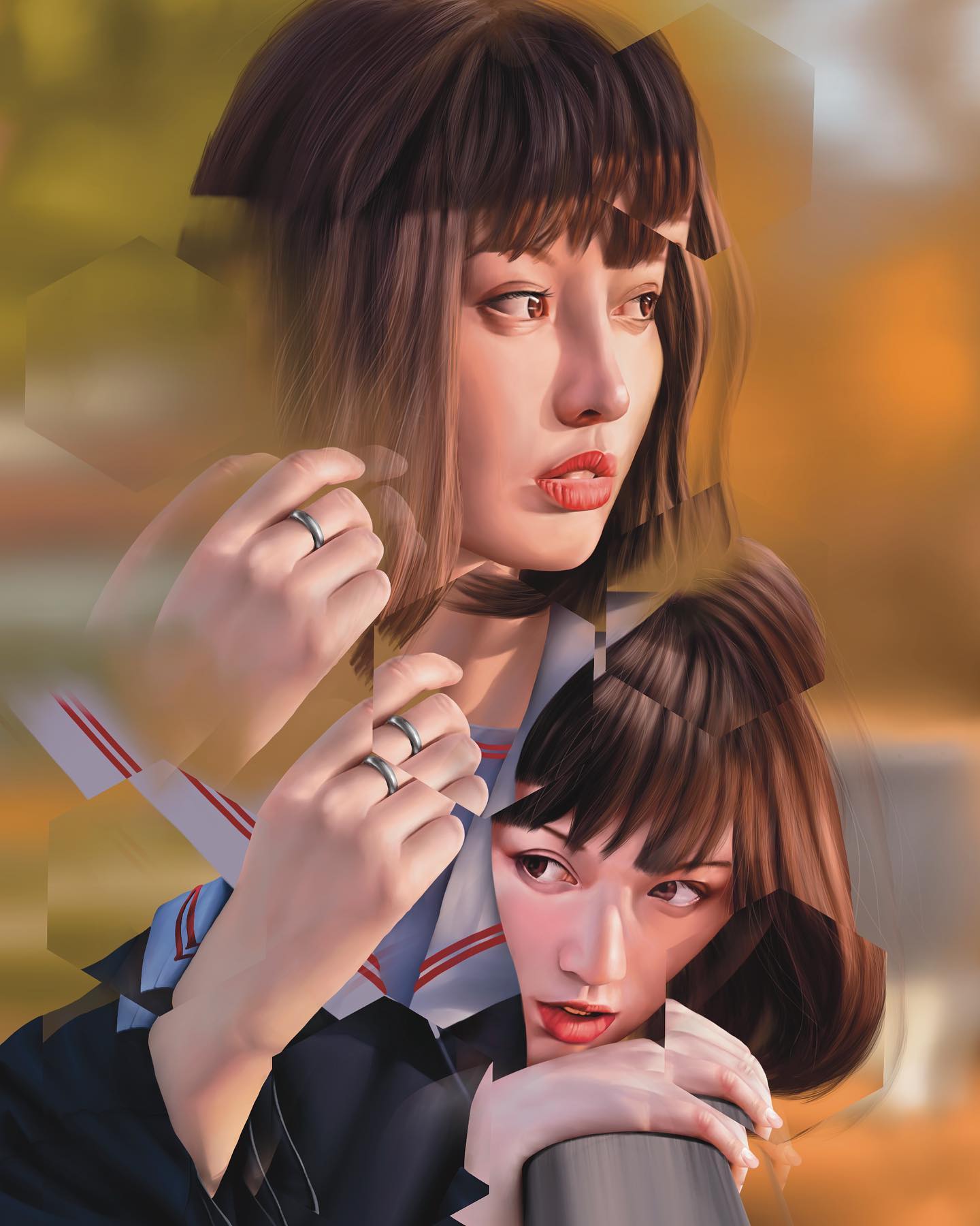 “Double Hexposure”: Stunning Double-Exposure Paintings by Wolf Blazar ...