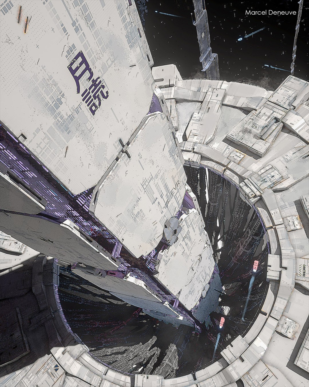 The Epic Dystopian and Sci-Fi Illustrations by Marcel Deneuve » Design ...