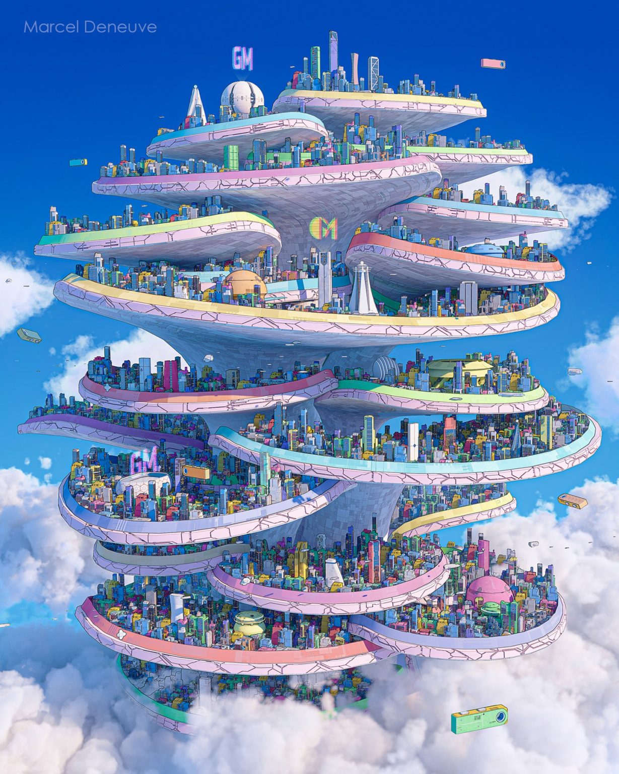 The Epic Dystopian and Sci-Fi Illustrations by Marcel Deneuve » Design ...