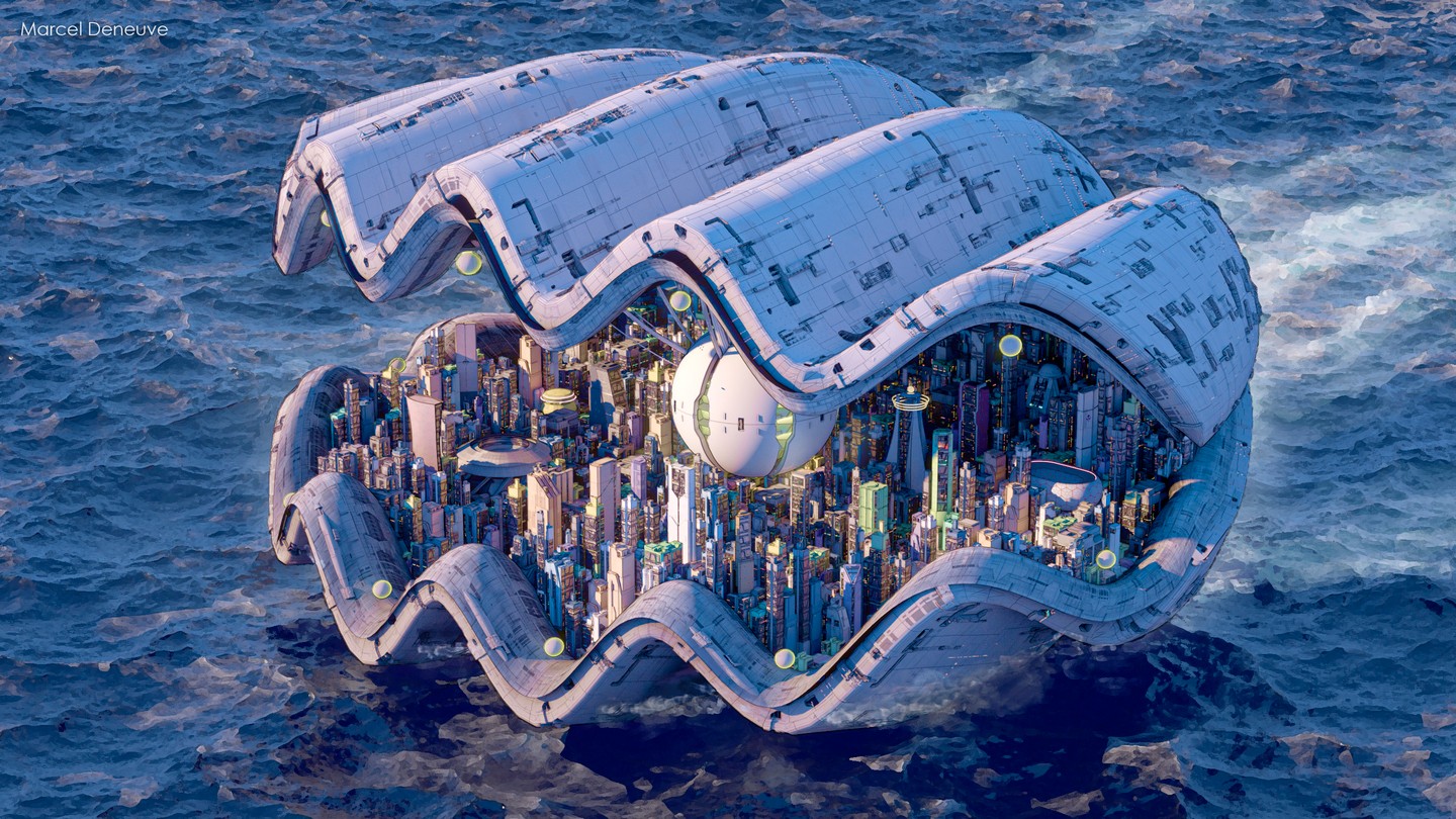The Epic Dystopian and Sci-Fi Illustrations by Marcel Deneuve » Design ...