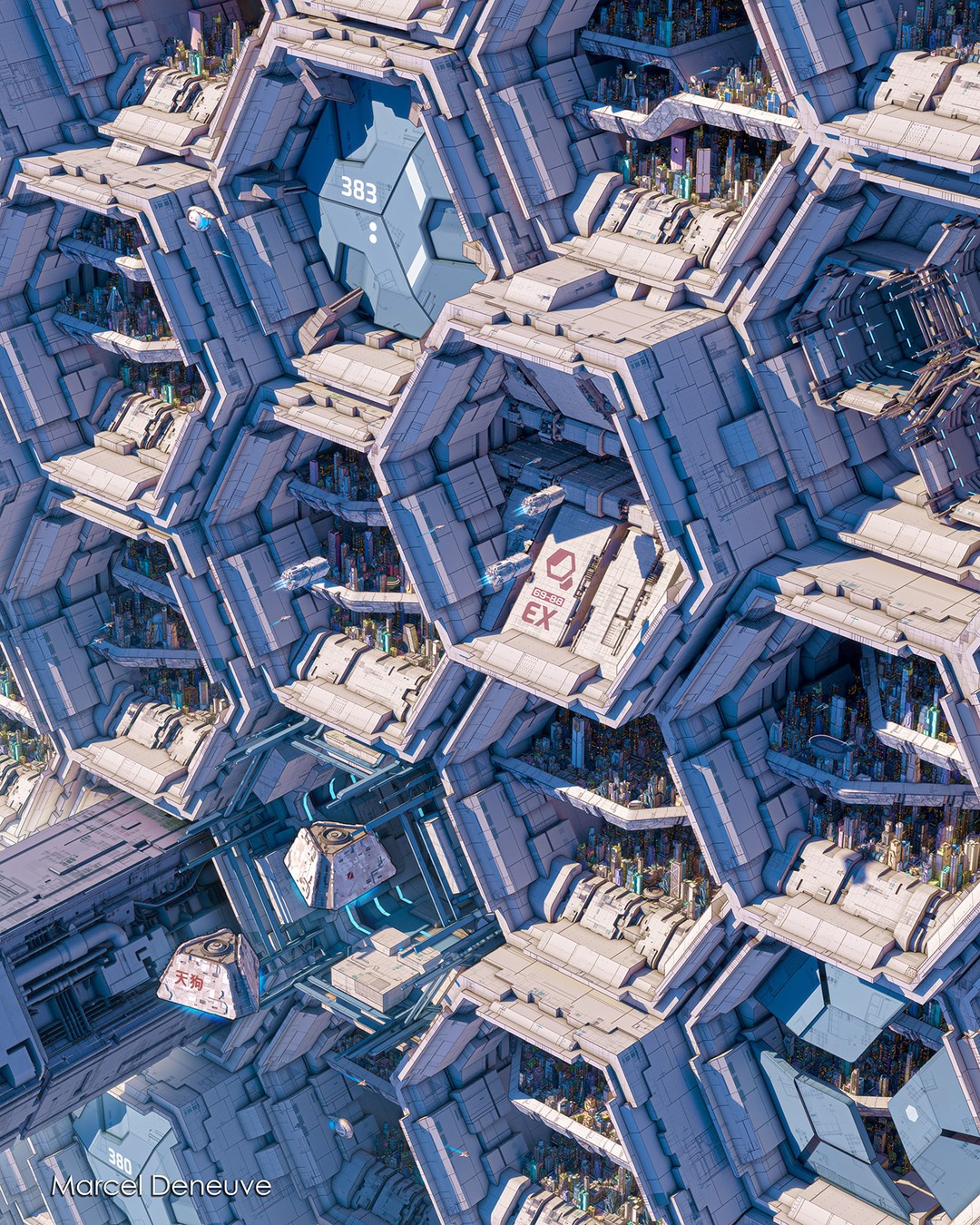 The Epic Dystopian and Sci-Fi Illustrations by Marcel Deneuve » Design ...