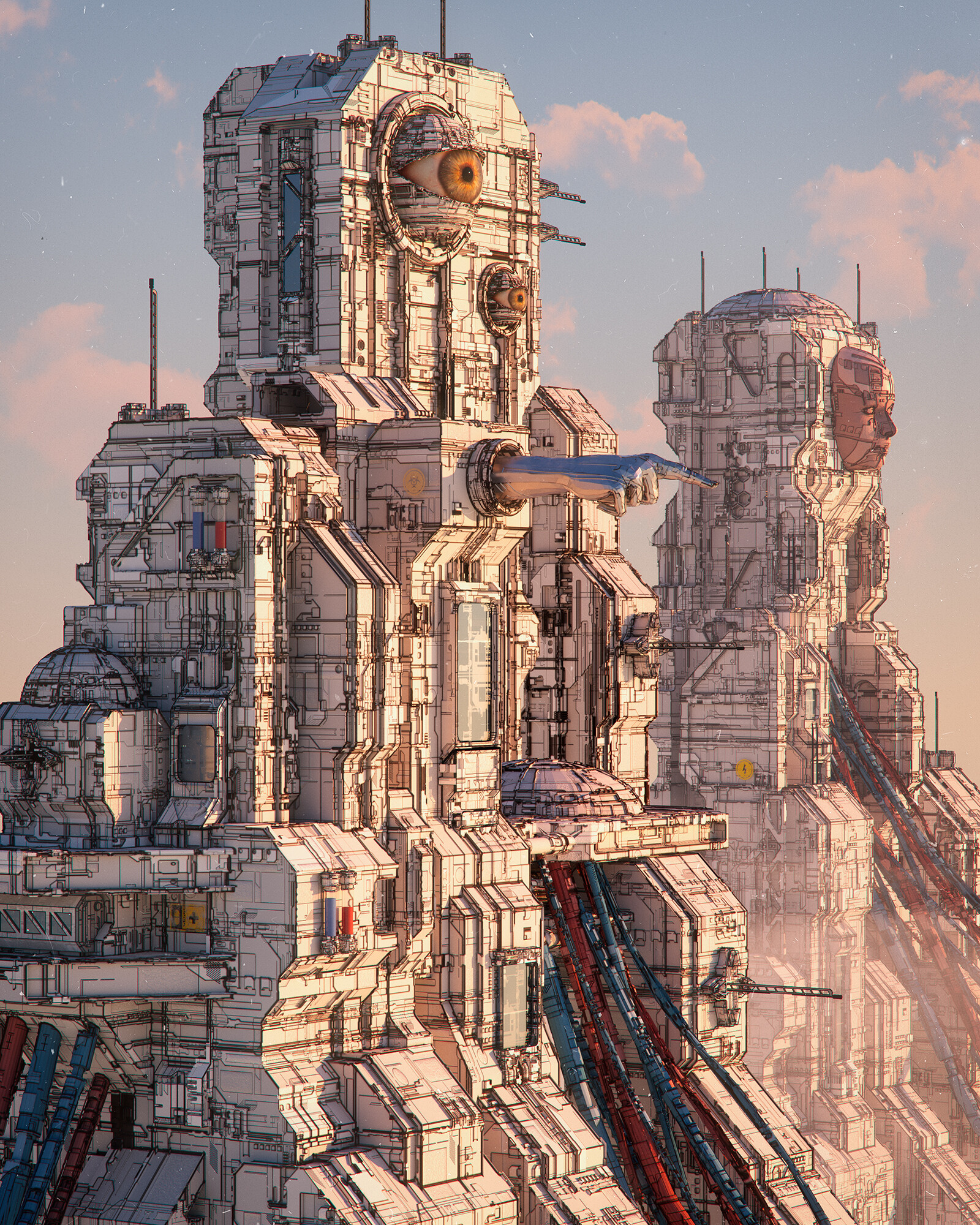 The Superb Dystopian and Futuristic Digital Artworks of Annibale ...