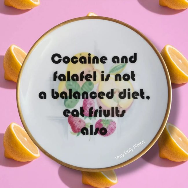 An Artist Makes ‘Very Ugly Plates’ With Hilarious And Raunchy Designs ...