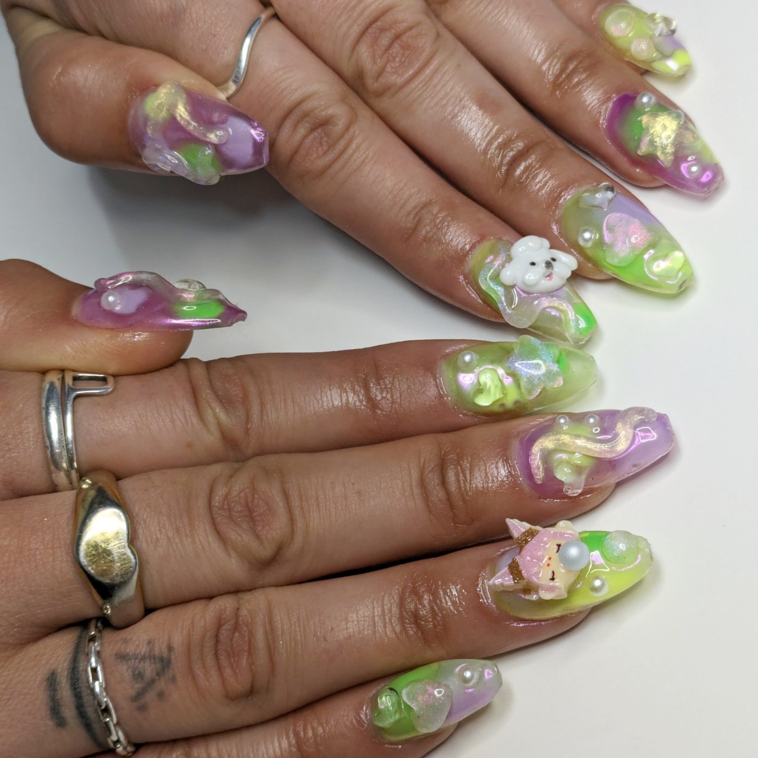 Artist Knife Angel Transforms Fake Nails into Dark, Macabre and Thought ...