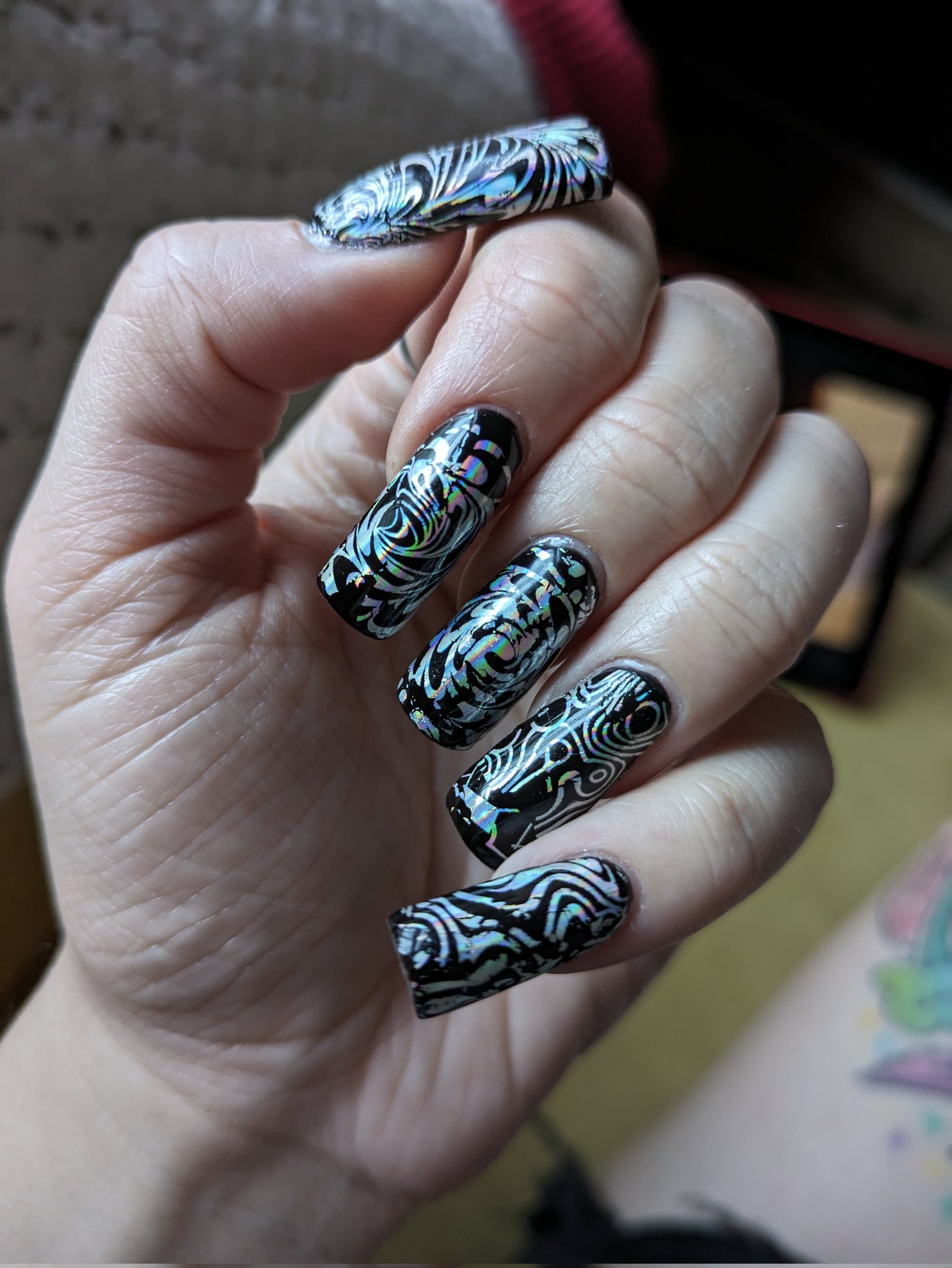 Artist Knife Angel Transforms Fake Nails into Dark, Macabre and Thought ...