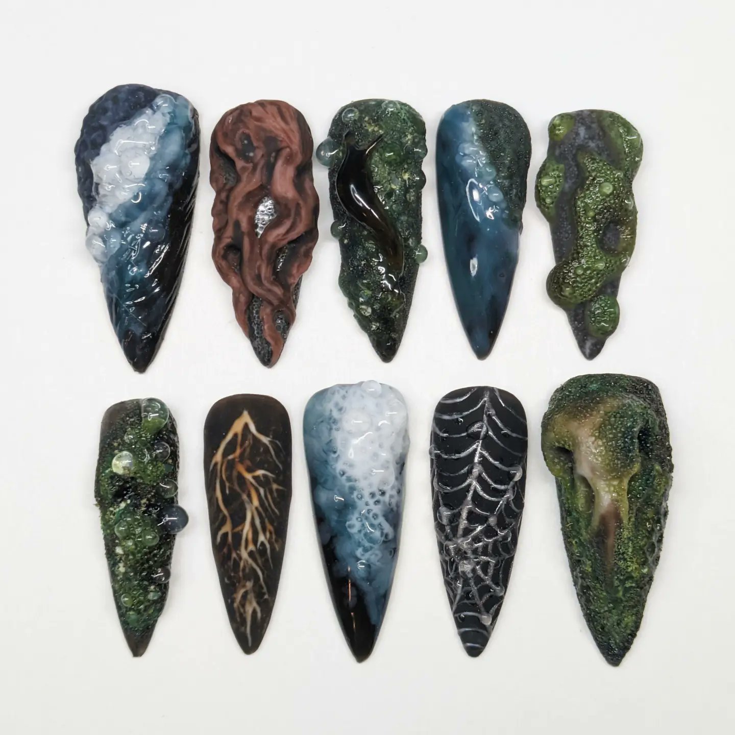 Artist Knife Angel Transforms Fake Nails into Dark, Macabre and Thought ...