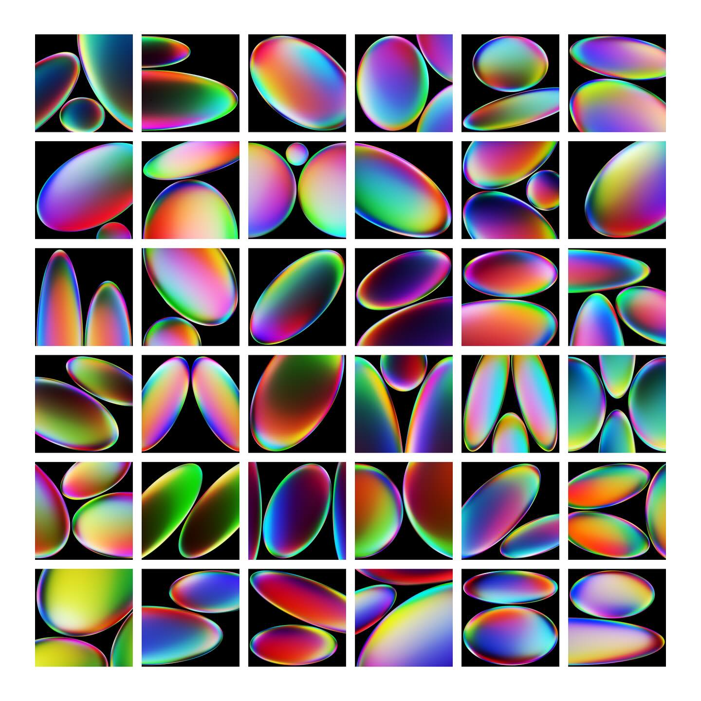 The Superb Generative Gradient Art by Martin Naumann » Design You Trust ...