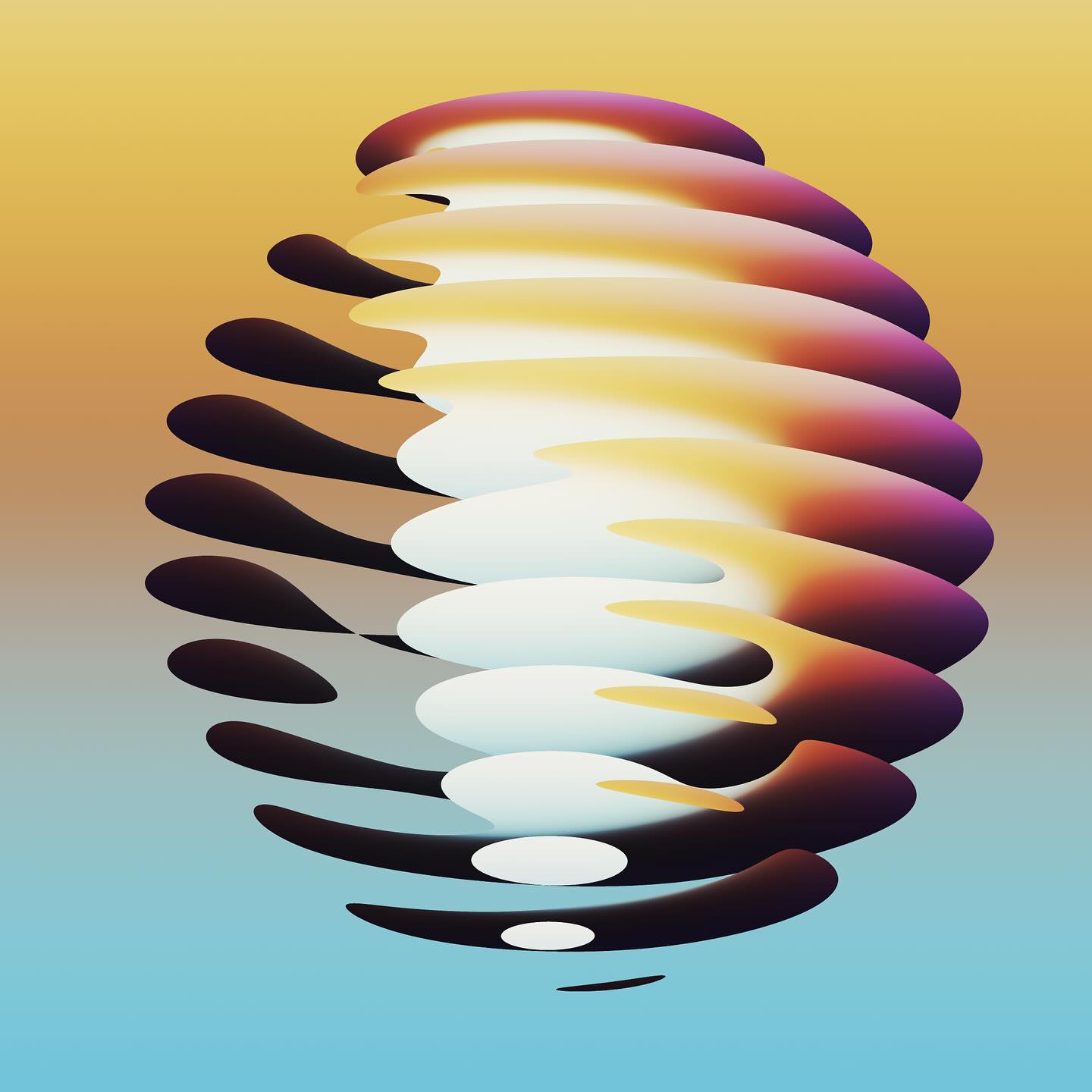 The Superb Generative Gradient Art by Martin Naumann » Design You Trust ...