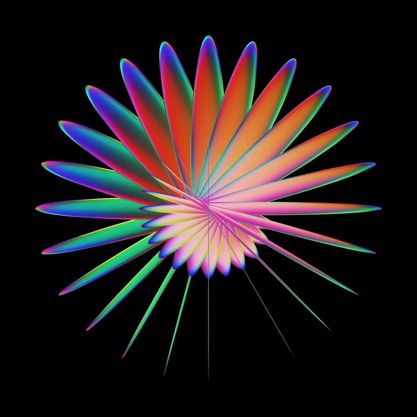 The Superb Generative Gradient Art by Martin Naumann » Design You Trust ...