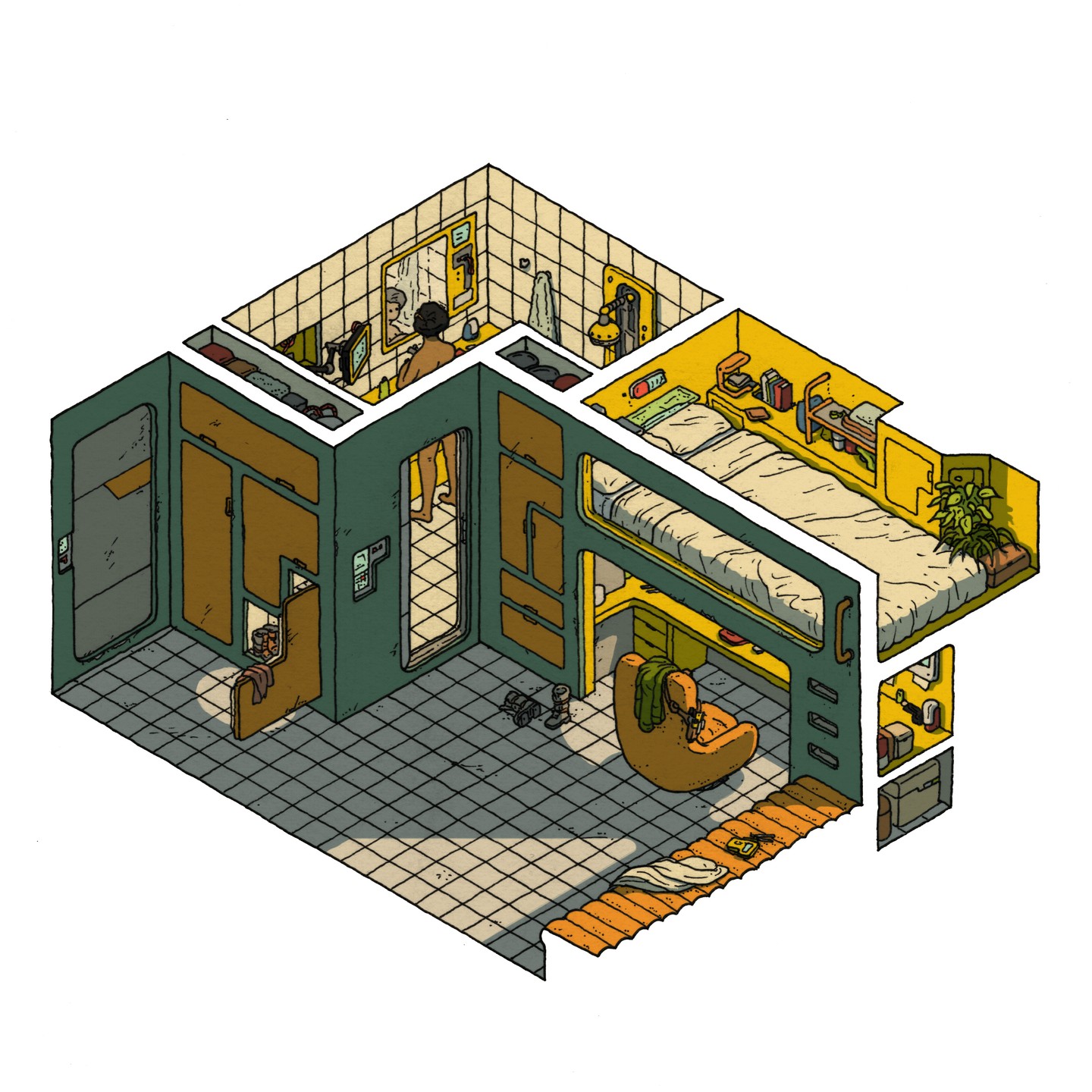 An Artist Merges Architecture and Illustration into a Detailed Visual ...