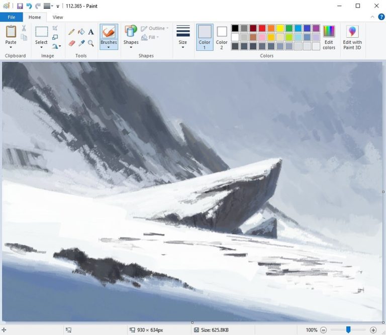 Christian Young Creates Remarkable Art Entirely In Microsoft Paint ...