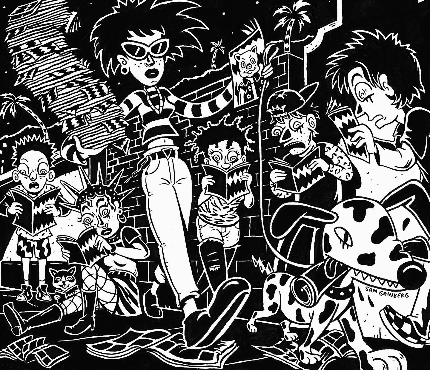 The Superb Cartoon and Comic Artworks by Sam Grinberg » Design You ...