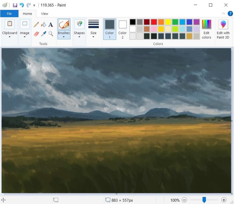 Christian Young Creates Remarkable Art Entirely In Microsoft Paint ...