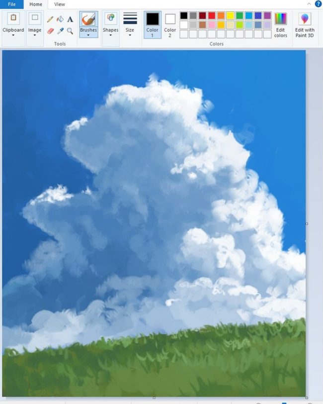 Christian Young Creates Remarkable Art Entirely In Microsoft Paint ...