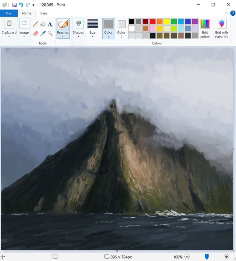 Christian Young Creates Remarkable Art Entirely In Microsoft Paint ...