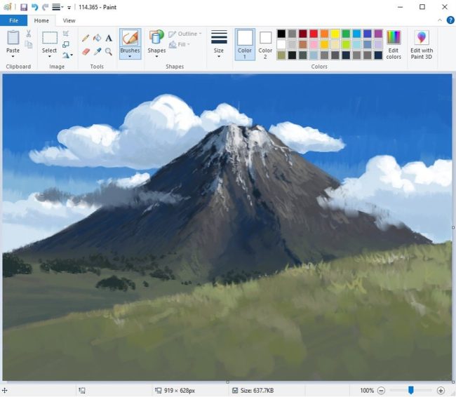 Christian Young Creates Remarkable Art Entirely In Microsoft Paint ...