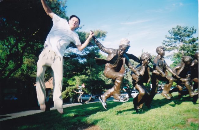 Vintage Photos of People Having Way Too Much Fun with Statues » Design ...