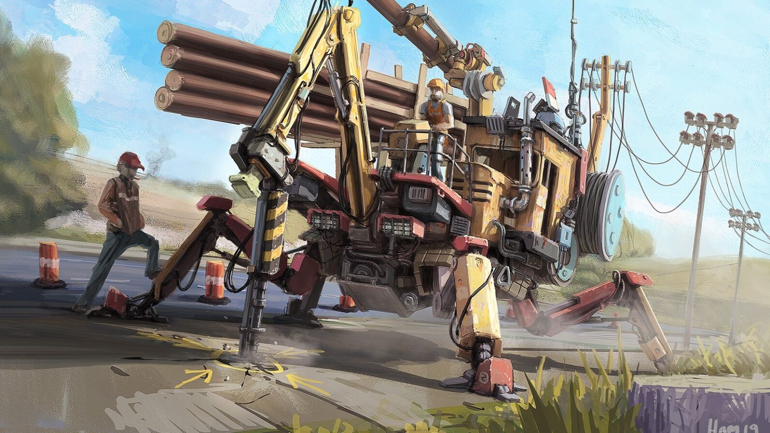 Cold War Mech: The Epic Mech and Sci-Fi Art of Hamish Frater » Design ...