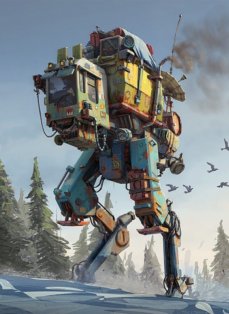 Cold War Mech: The Epic Mech and Sci-Fi Art of Hamish Frater » Design ...
