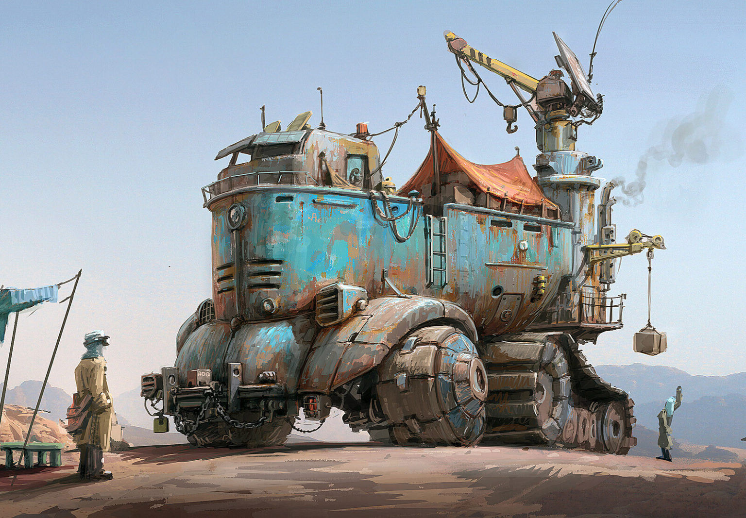 Cold War Mech: The Epic Mech and Sci-Fi Art of Hamish Frater » Design ...