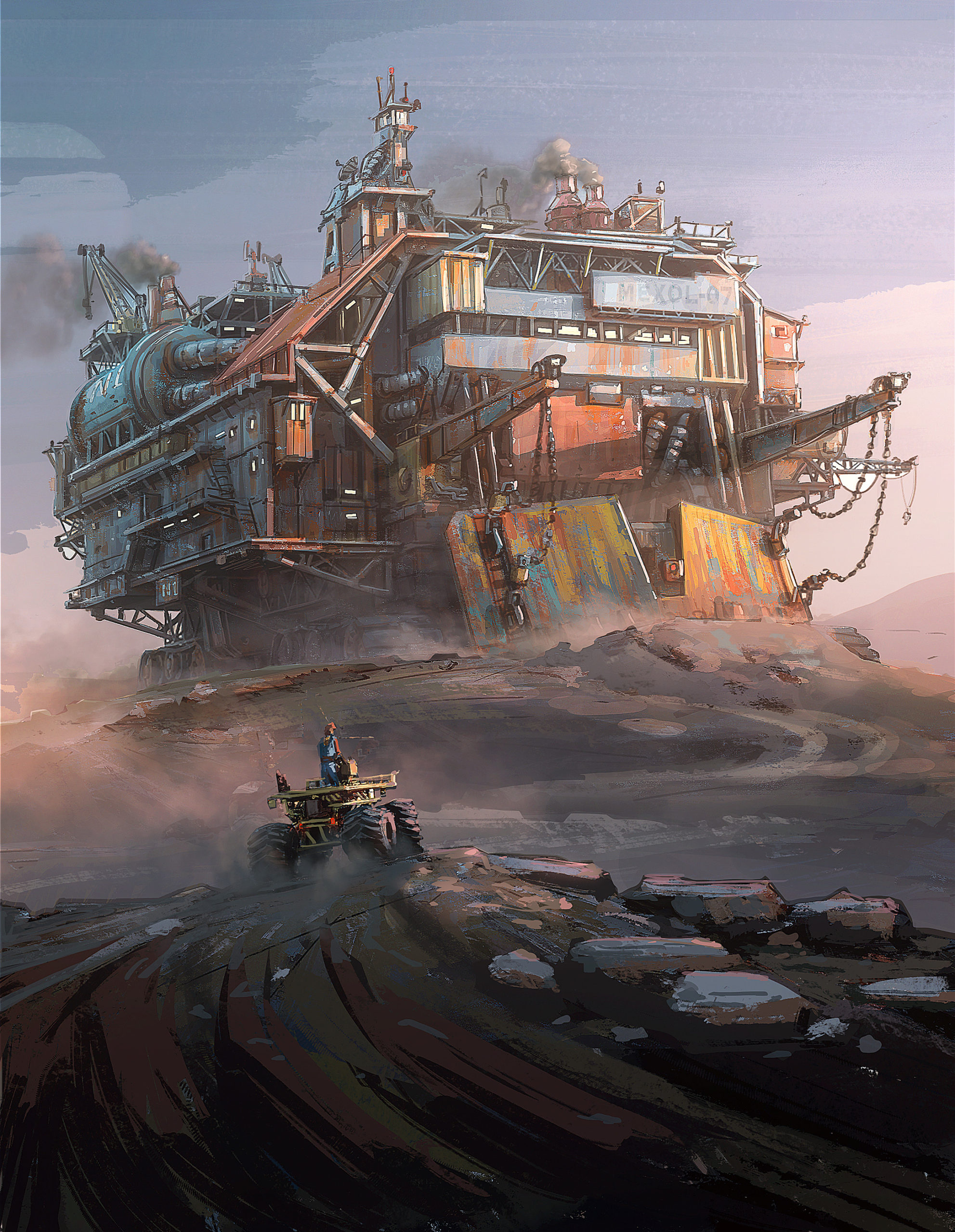 Cold War Mech: The Epic Mech and Sci-Fi Art of Hamish Frater » Design ...