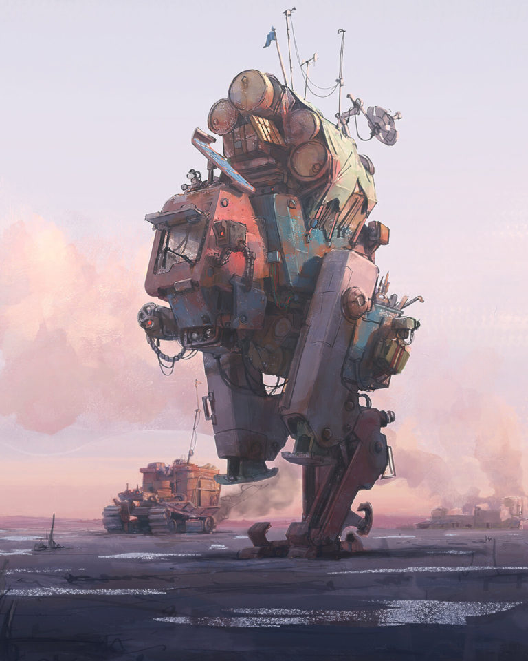 Cold War Mech: The Epic Mech and Sci-Fi Art of Hamish Frater » Design ...
