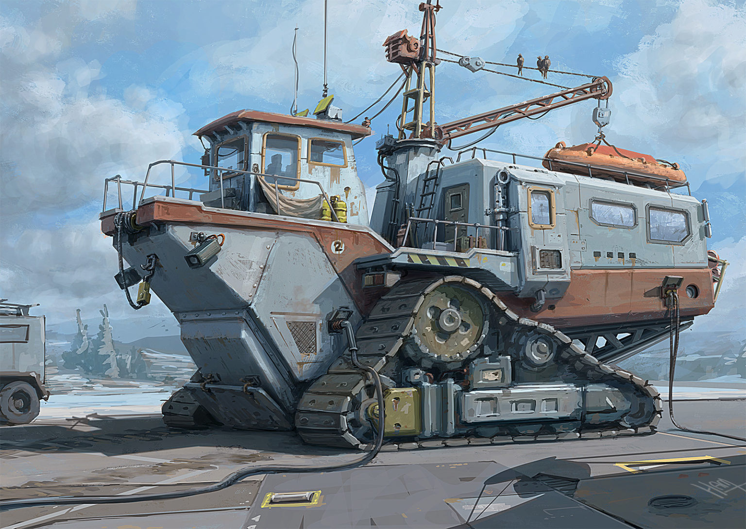 Cold War Mech: The Epic Mech and Sci-Fi Art of Hamish Frater » Design ...