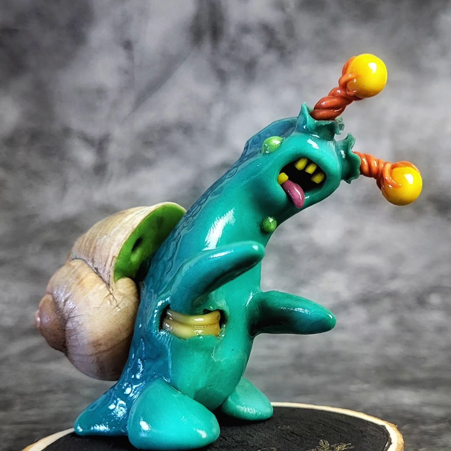 This Artist Creates Surreal Snail Creatures By Using Real Snail Shells ...
