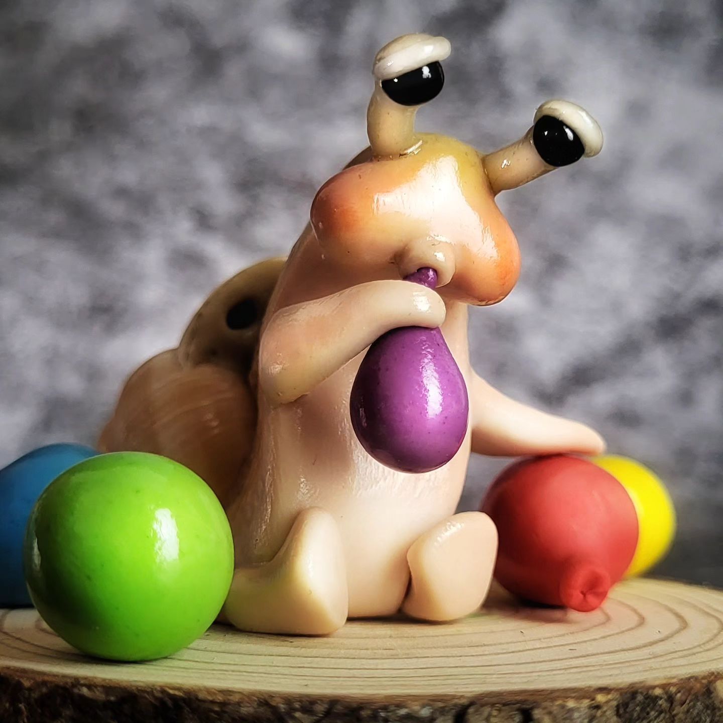 This Artist Creates Surreal Snail Creatures By Using Real Snail Shells ...