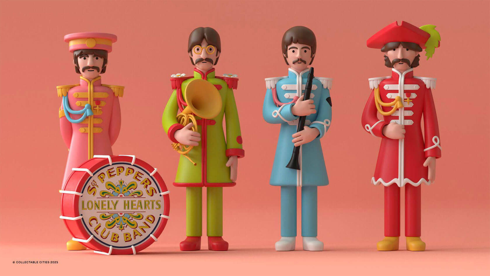 Artist Duo Creates Absolutely Amazing The Beatles Collectable Toys ...