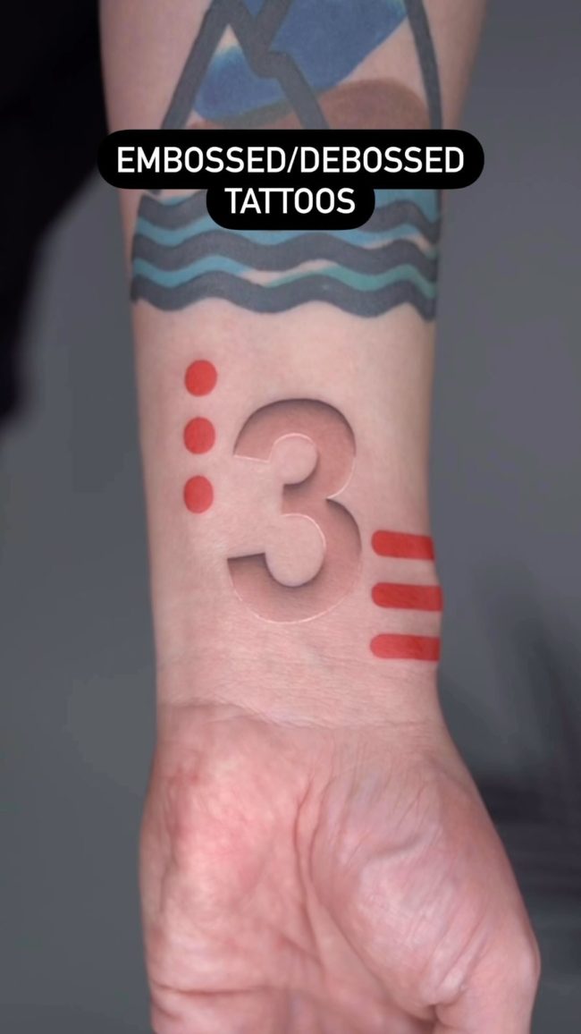 Artist Daniel Gulliver’s Creates Fantastic 3D Debossed Tattoo ...