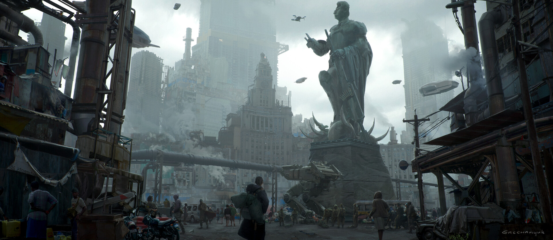 Past and Present: The Superb Cinematic Concept Artworks of Sergey ...