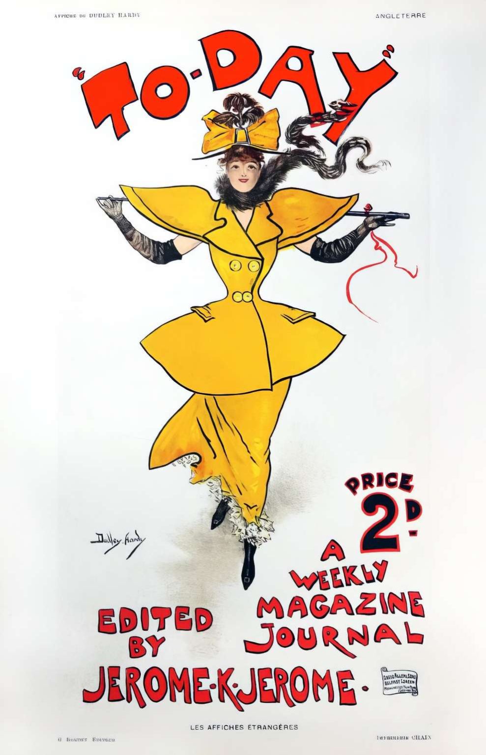 Impressive Posters Illustrated by Dudley Hardy in the Late 19th Century ...