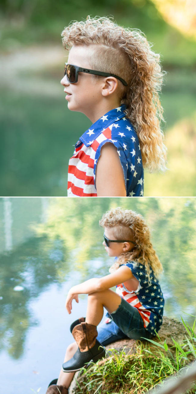 Stunning Finalist Photos of The 2024 USA Kids Mullet Championship ...