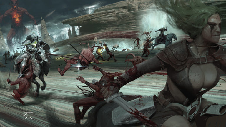 Undead Nation: Superb Digital Concept Art and Illustrations by Sangmin Choi » Design You Trust ...