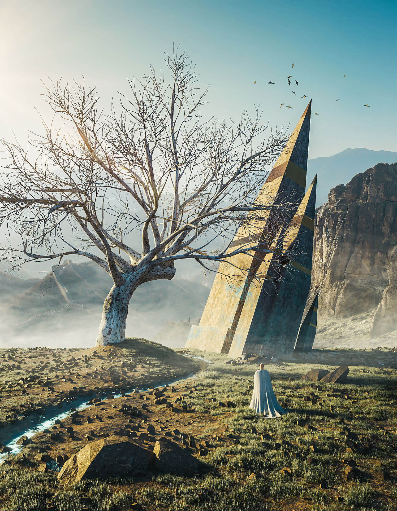 Lost Render: Futuristic Digital Art Series by CJ Gong » Design You ...