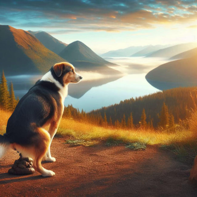 Humorous AI-Generated Images of Dogs Pooping In Beautiful Places ...