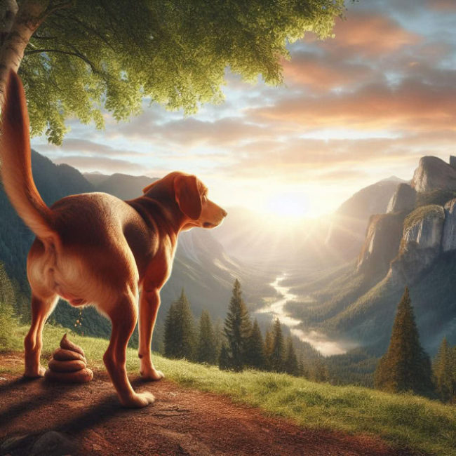 Humorous AI-Generated Images of Dogs Pooping In Beautiful Places ...