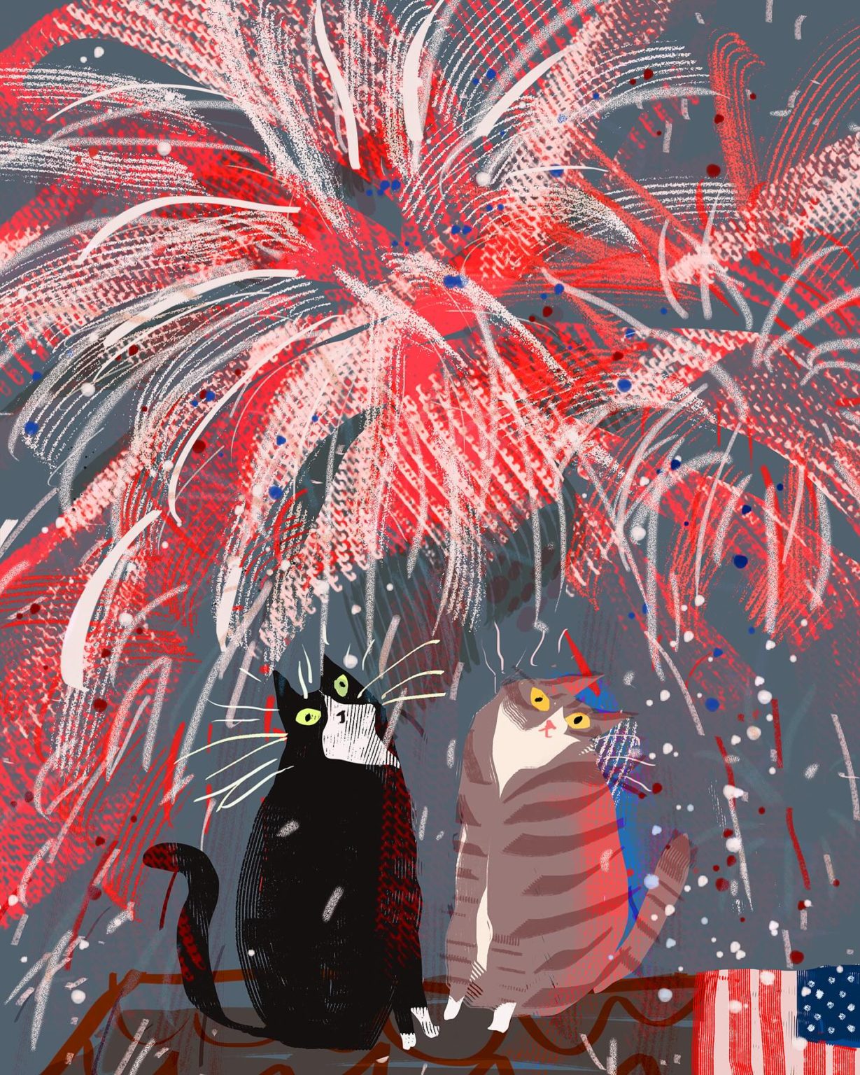 Jamie Shelman’s Funny Illustrations That Highlight Cats And Daily Life ...