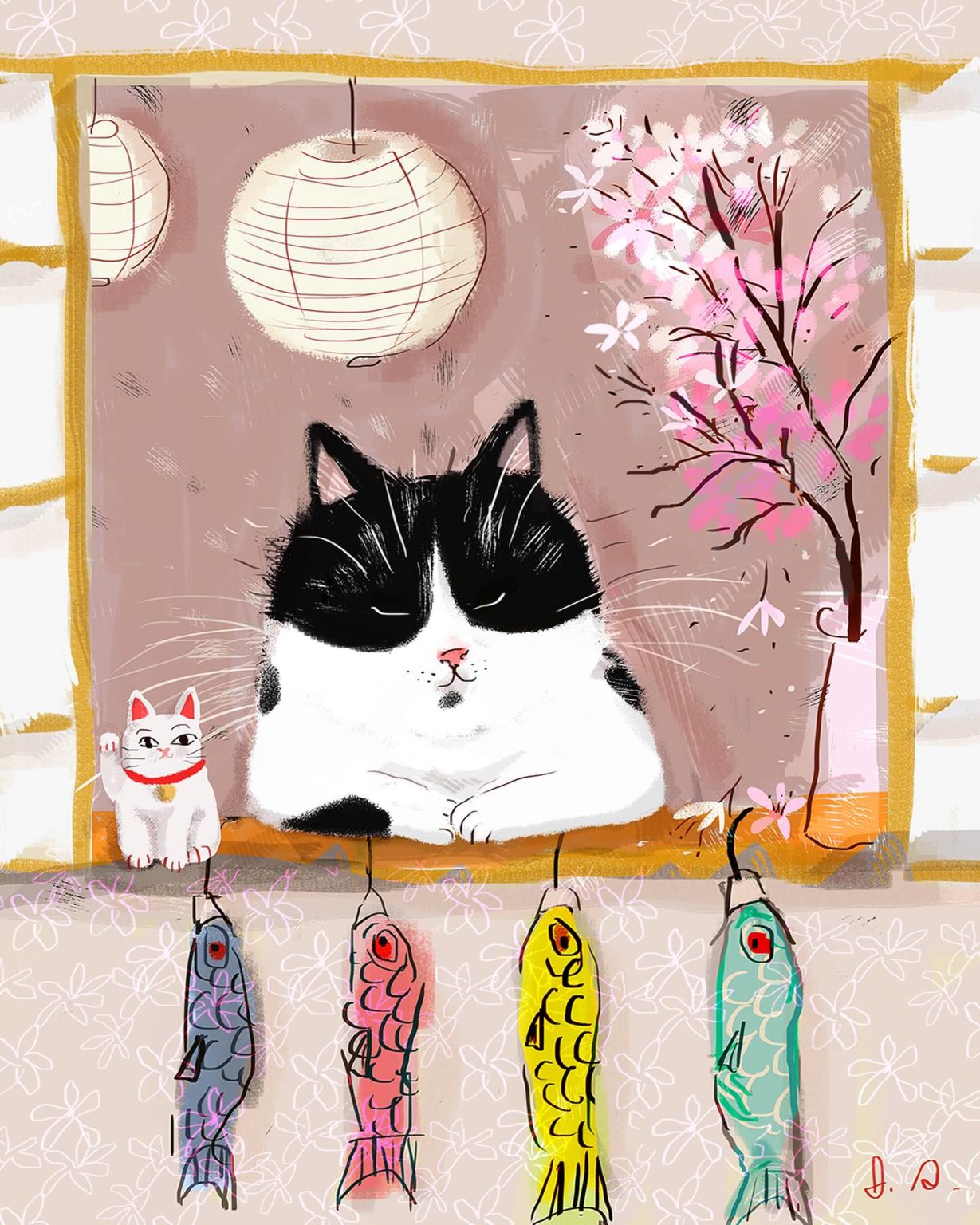 Jamie Shelman’s Funny Illustrations That Highlight Cats And Daily Life ...