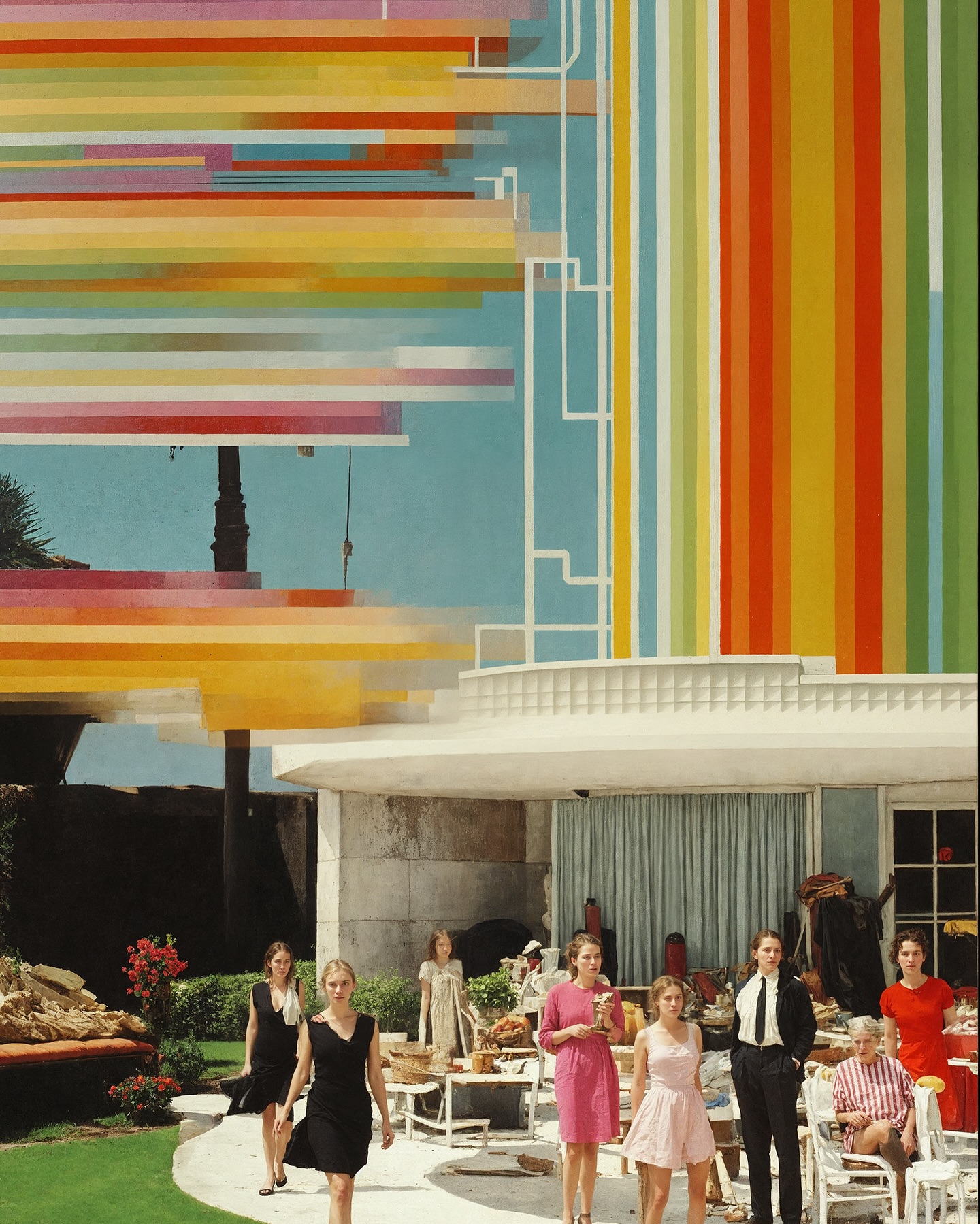 Artist Blends Traditional Art Techniques And AI-generated Images To ...