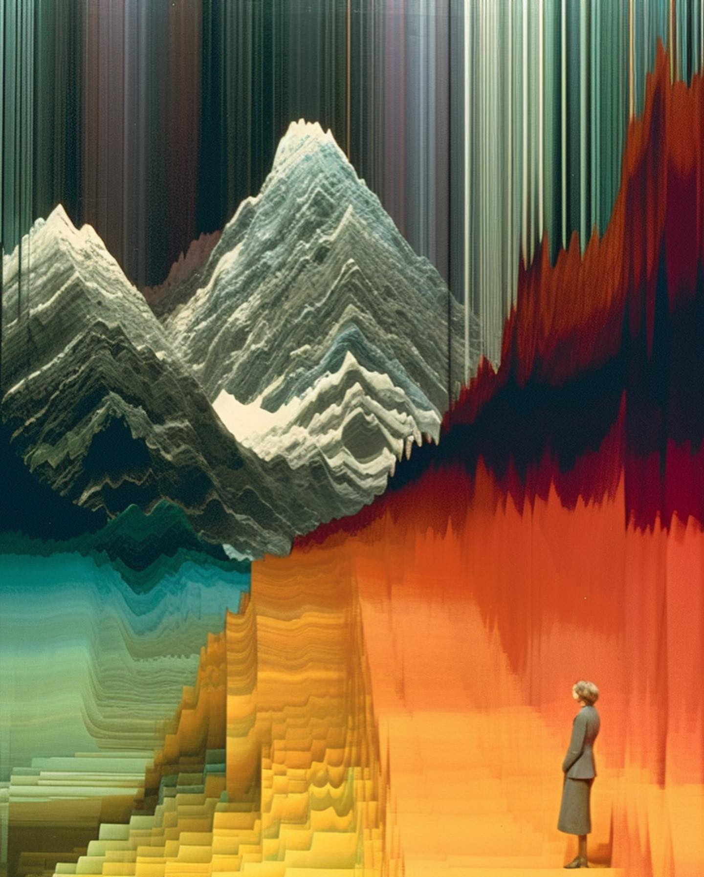 Artist Blends Traditional Art Techniques And AI-generated Images To ...
