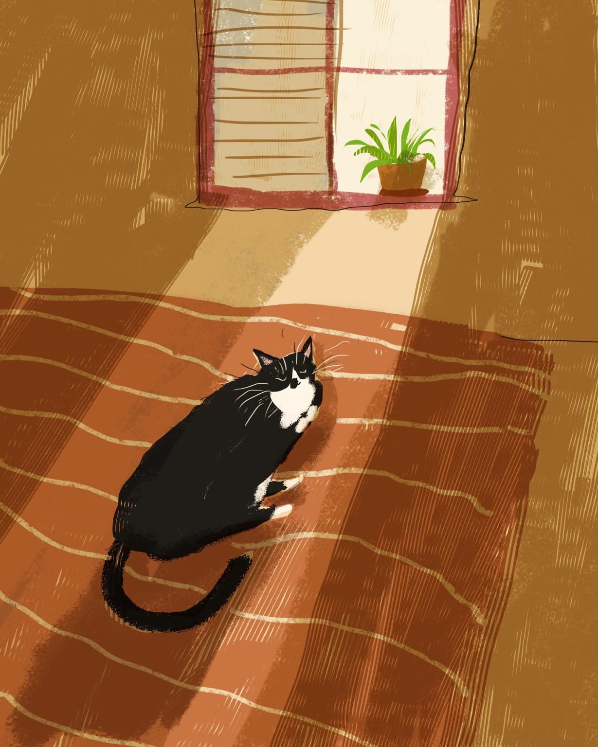 Jamie Shelman’s Funny Illustrations That Highlight Cats And Daily Life ...