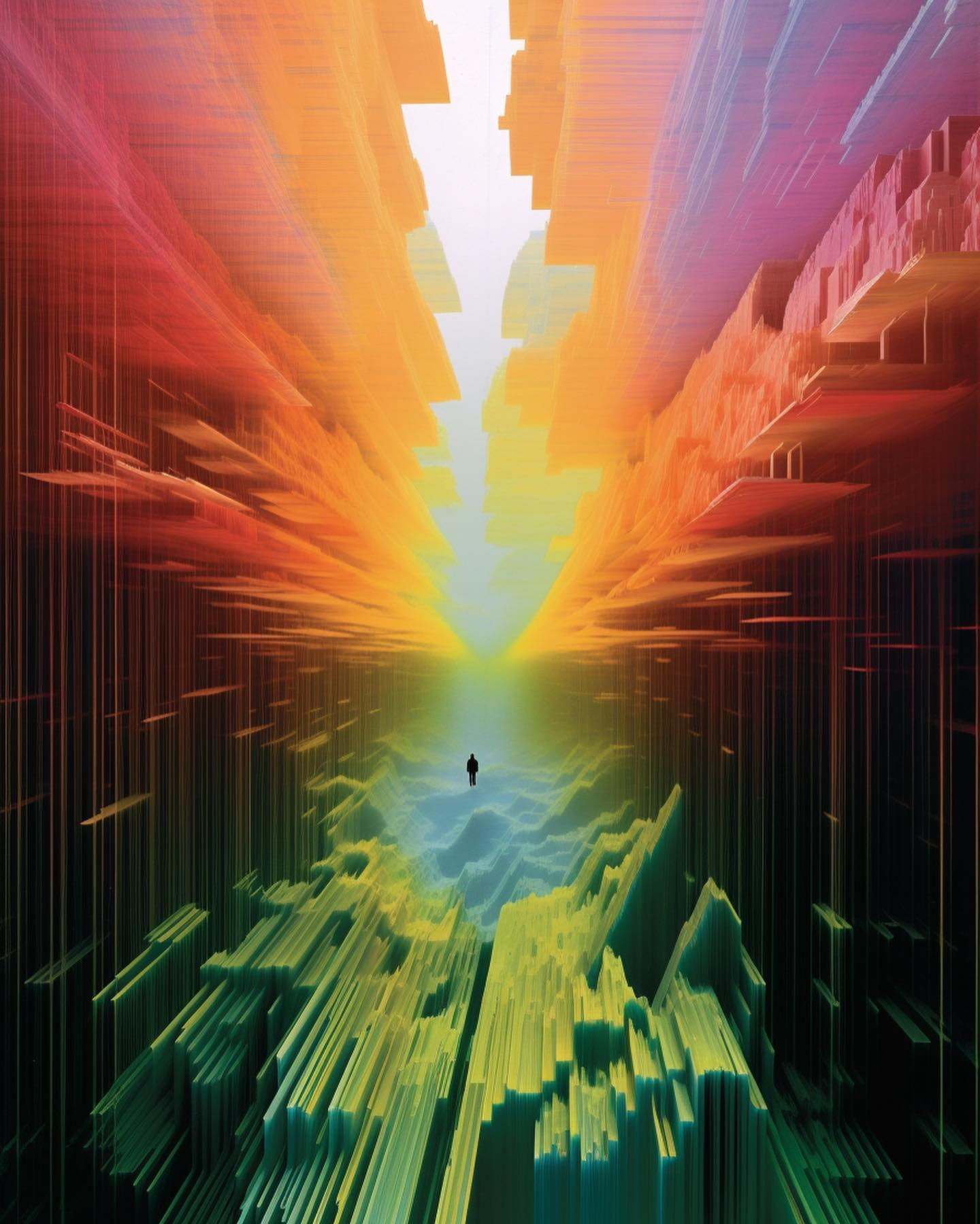 Artist Blends Traditional Art Techniques And AI-generated Images To ...