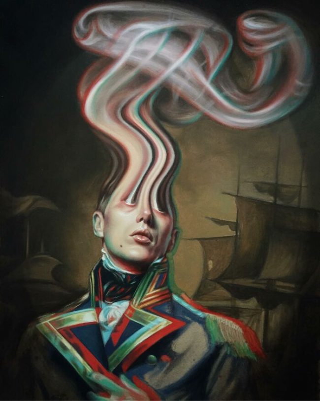 Artist Adds A Modern Twist To Classical Style Paintings By Distorting ...