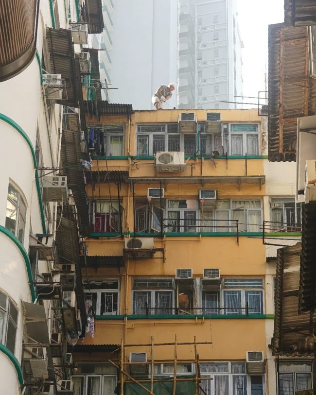 “Echoing Above”: Photographer Captured How Workers Build Bamboo Scaffoldings And Their Skills ...